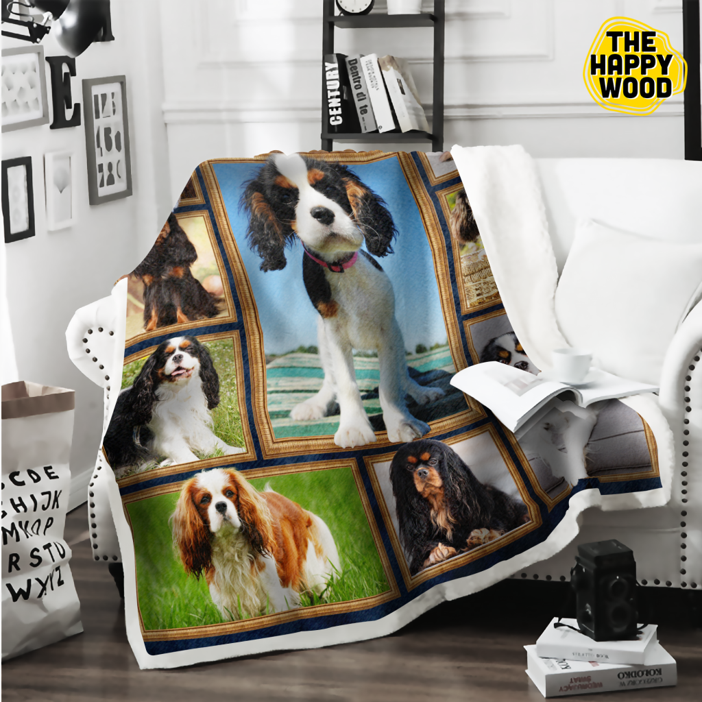 Cavalier King Charles Spaniels Blanket - The Happy Wood