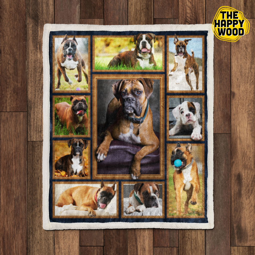 Boxer Blanket - The Happy Wood