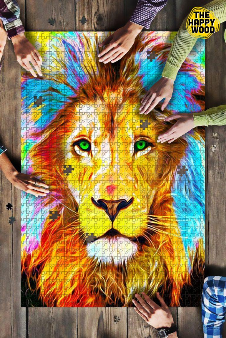 Lion Jigsaw Puzzles - The Happy Wood